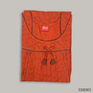 Monowa Mart | Cotton Printed Moms Maternity Maxi Dress