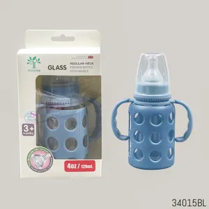 Monowa Mart | Minitree Slim Neck Glass Feeding Bottle 3m+ 120ml