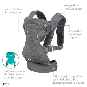 Monowa Mart | Infantino Flip 4-in-1 Convertible Baby Carrier up to 15Kg ...