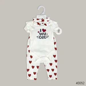 Monowa Mart | Sunnozy 3Pcs Layette Baby Set Romper Bodysuit Cap ...