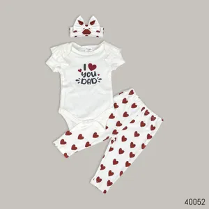 Monowa Mart | Sunnozy 3Pcs Layette Baby Set Romper Bodysuit Cap ...