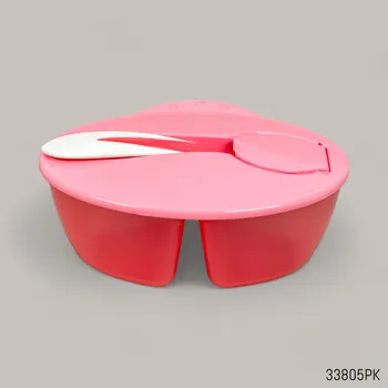 Monowa Mart | Nanny Two Compartment Feeding Bowl with Spoon