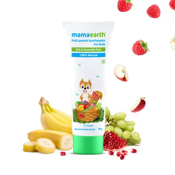 Monowa Mart | Mamaearth Fruit Punch Toothpaste for Kids 12m+ 50g (India)