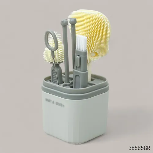 Monowa Mart | Premium 4 in 1 Feeder Cleaning Brush Set in Box Stand