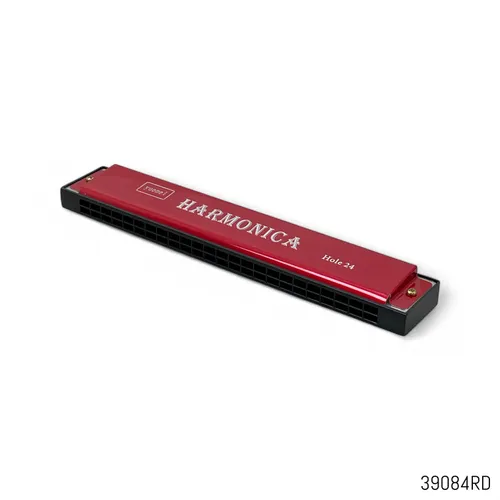 Monowa Mart | Harmonica Mouth Organ Metal Body Baby's Playmate- Red